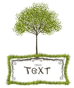 Tree Background, Text Frame - PNG Logo Vector Brand Downloads (SVG, EPS)