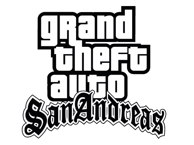Grand Theft Auto San Andreas Logo (GTA) - PNG Logo Vector Brand ...